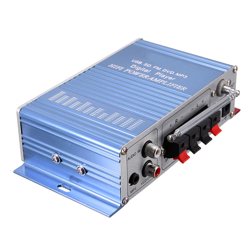 2CH Hi-Fi New Stereo Booster DVD FM Universal Serial Bus SD MP3 Speaker ...