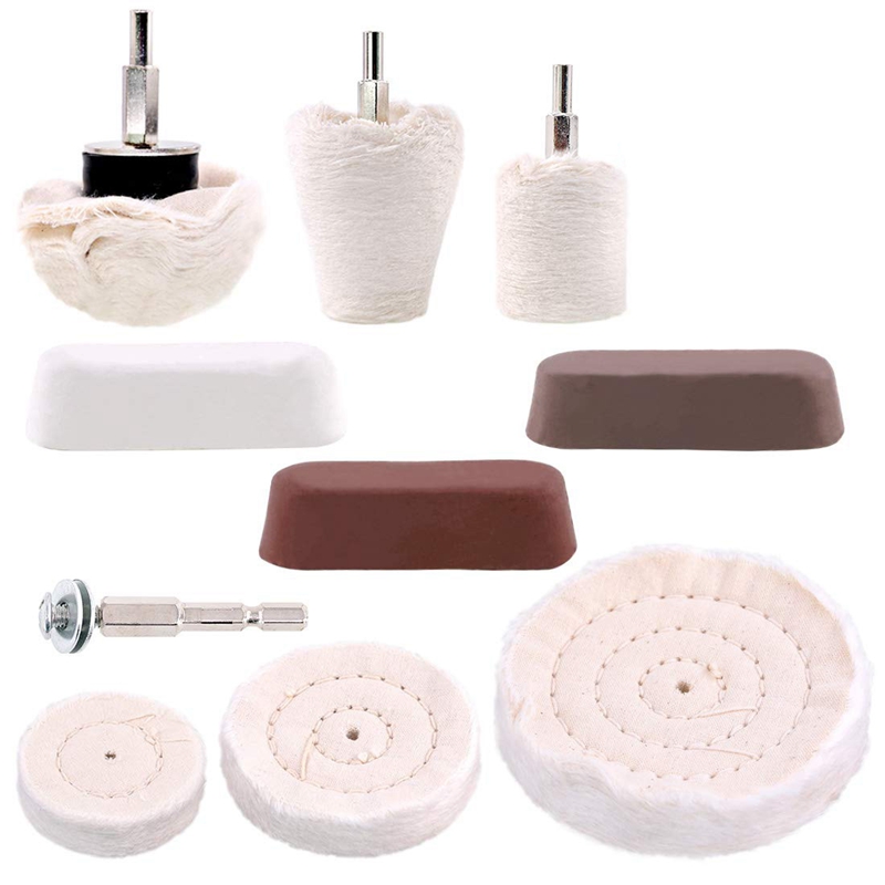 Nice แบบพกพา Buffing Wheel Buffs ล้อ Buffing Cotton Airway Open Bias ...