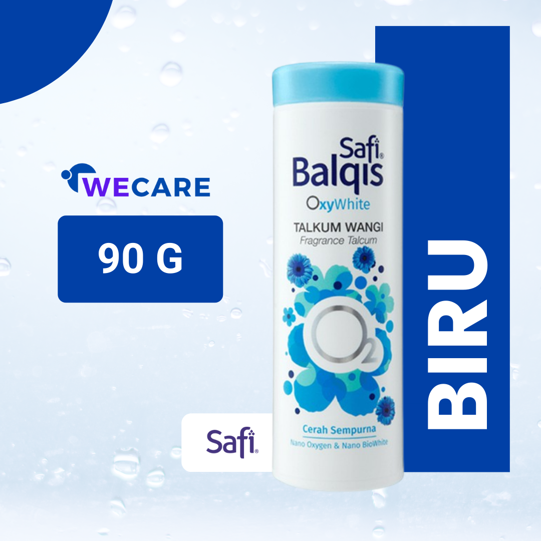 Safi Balqis OxyWhite Talkum Wangi Whitening Scented Powder (90g ...