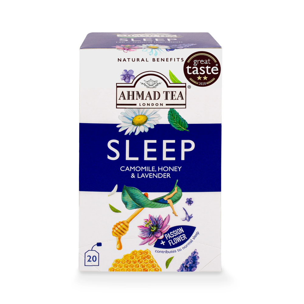 Alfatah Mall AHMAD TEA BAGS SLEEP CAMOMILE HONEY & LAVENDER 20S 30 GM ...