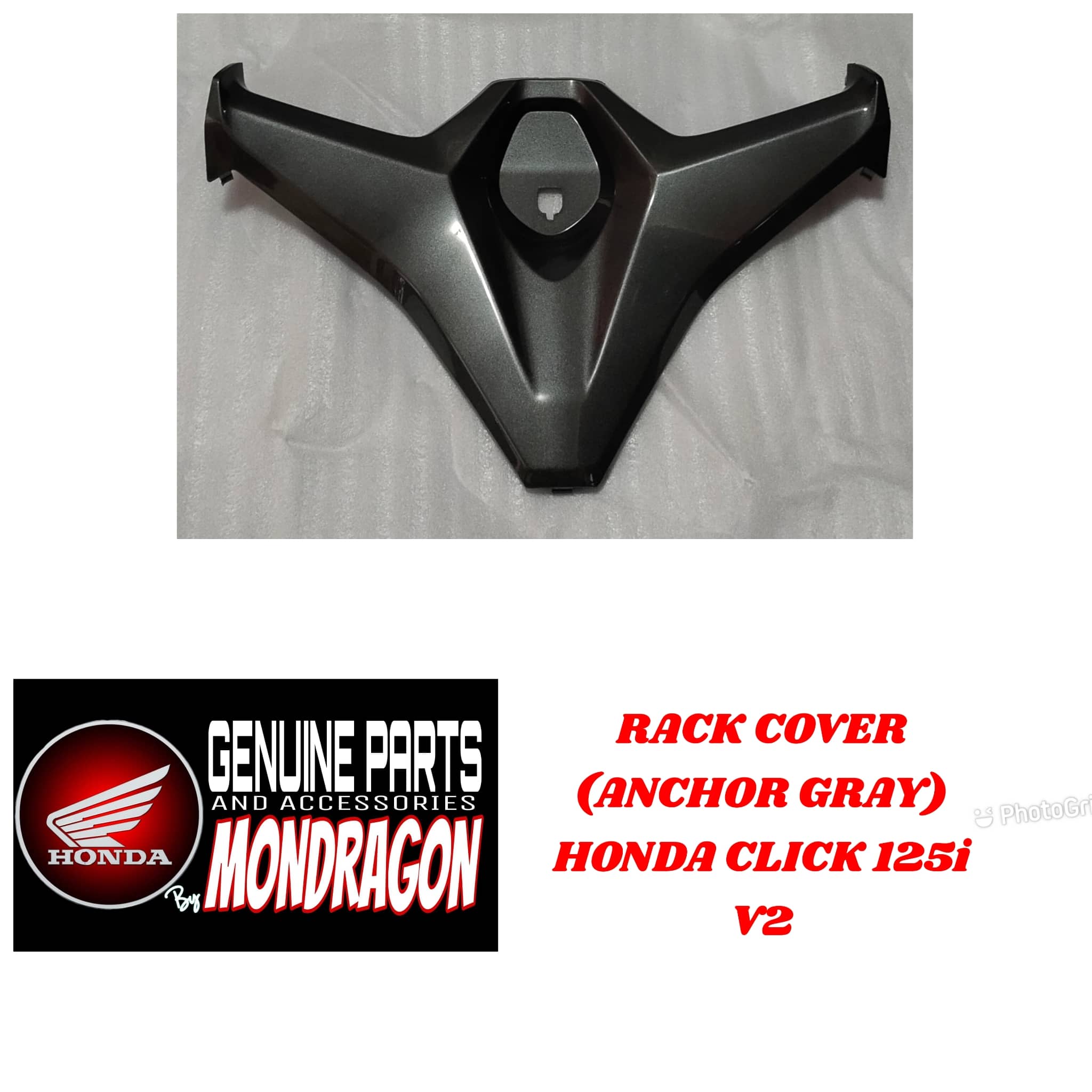RACK COVER (ANCHOR GRAY) HONDA CLICK 125I V2 (81131-K59-A7OZU) HONDA ...