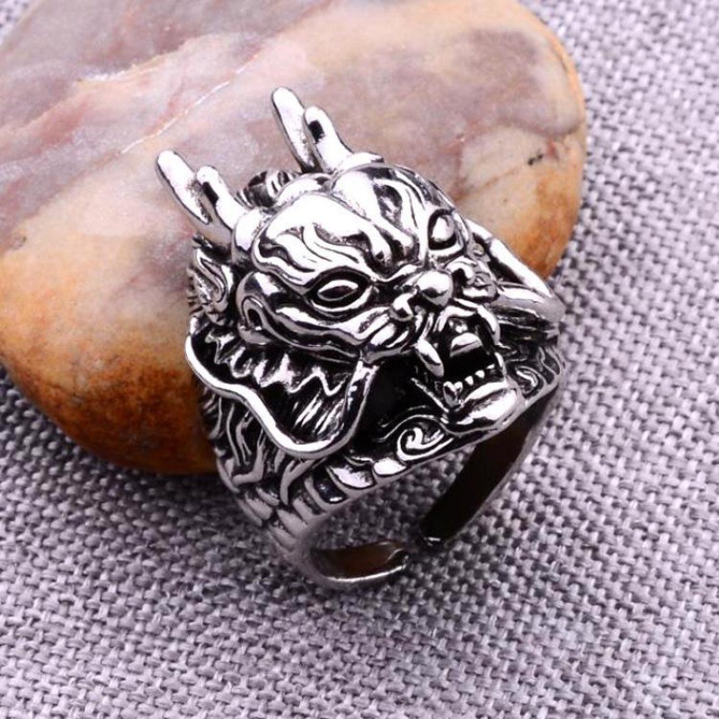 【New arrival】Ring men's open faucet fashion domineering personality creative punk hip-hop ins ...