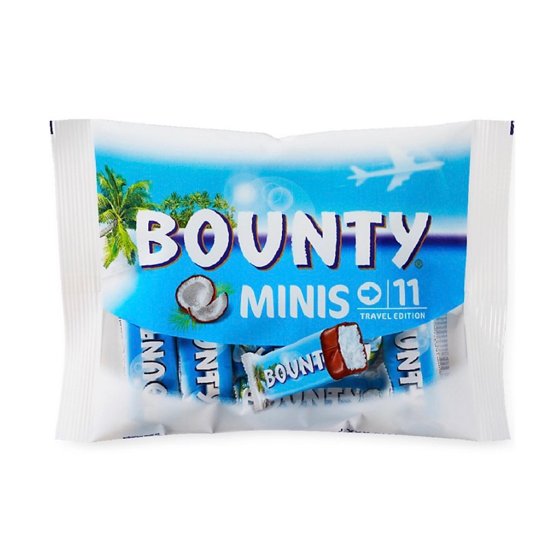 BOUNTY Coconut Chocolate [SG STOCK] Variety Pack,Approx 17 Minis Bars ...