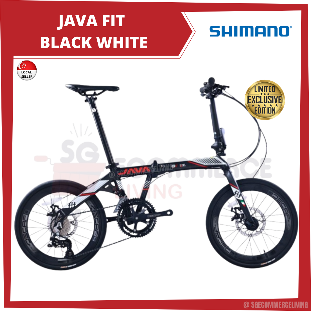 [SG SELLER] JAVA FIT Foldable Bicycle Bike 18SPEED SHIMANO 451 WHEELSET ...