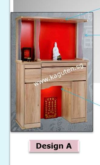 Altar 4ft Chinese Altar Table 2 in 1 祖先台 + 神台 Fengshui Altar Table ...