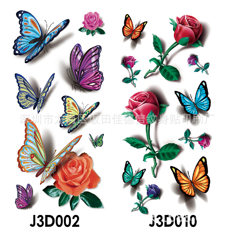 【Global top-seller】3D tattoo stickers three-dimensional tattoo stickers ...
