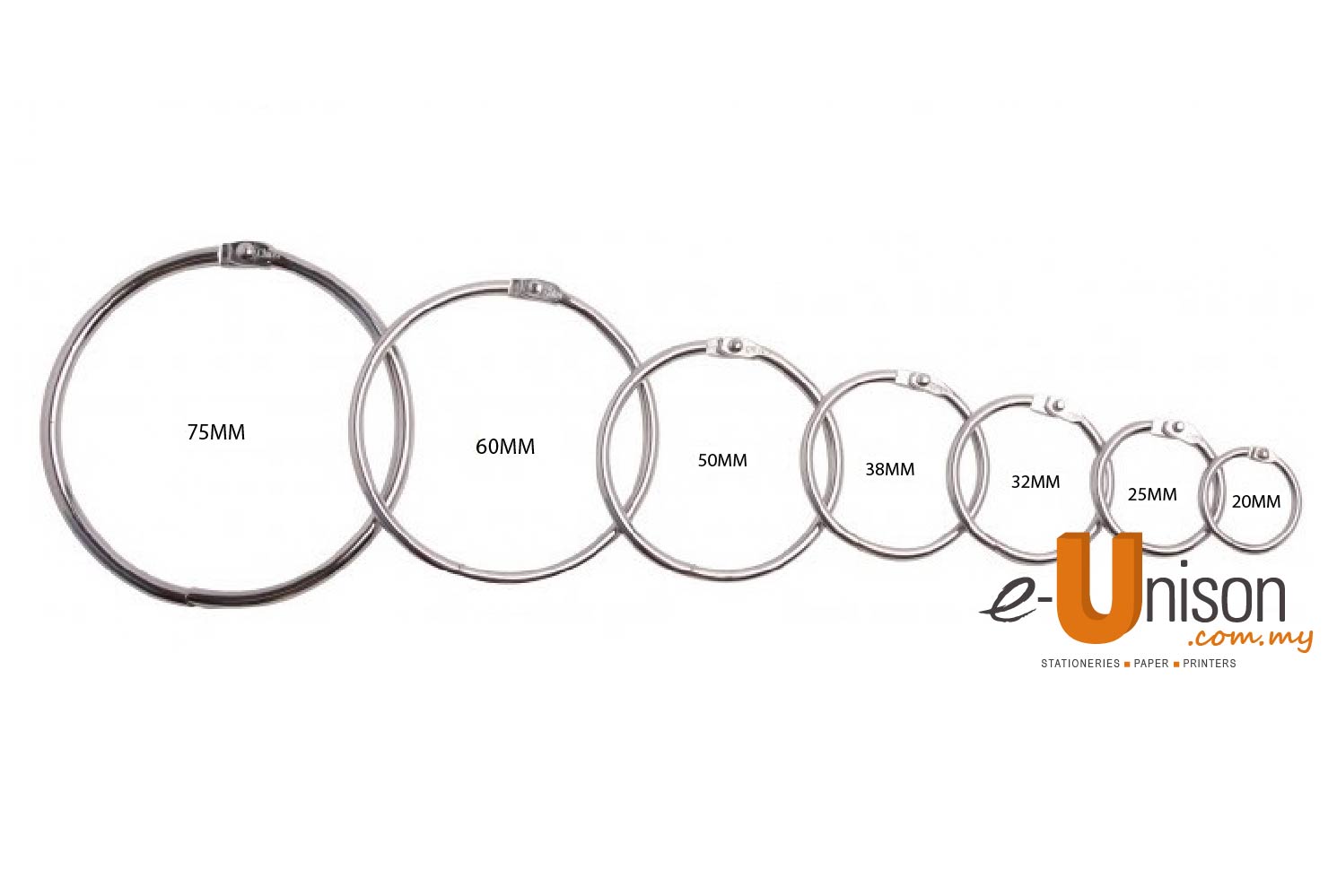 Book/Card Ring (20mm-75mm) | Lazada