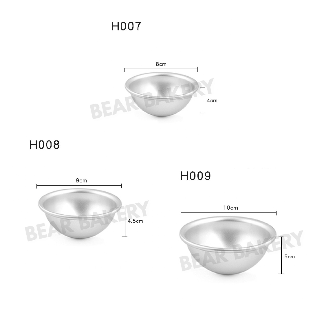 พิมพ์เค้ก Hungrydog พิมพ์เค้กครึ่งวงกลม พิมพ์เค้กส้ม H007 H008 H009 พิมพ์เค้กส้ม อลูมิเนียม ...