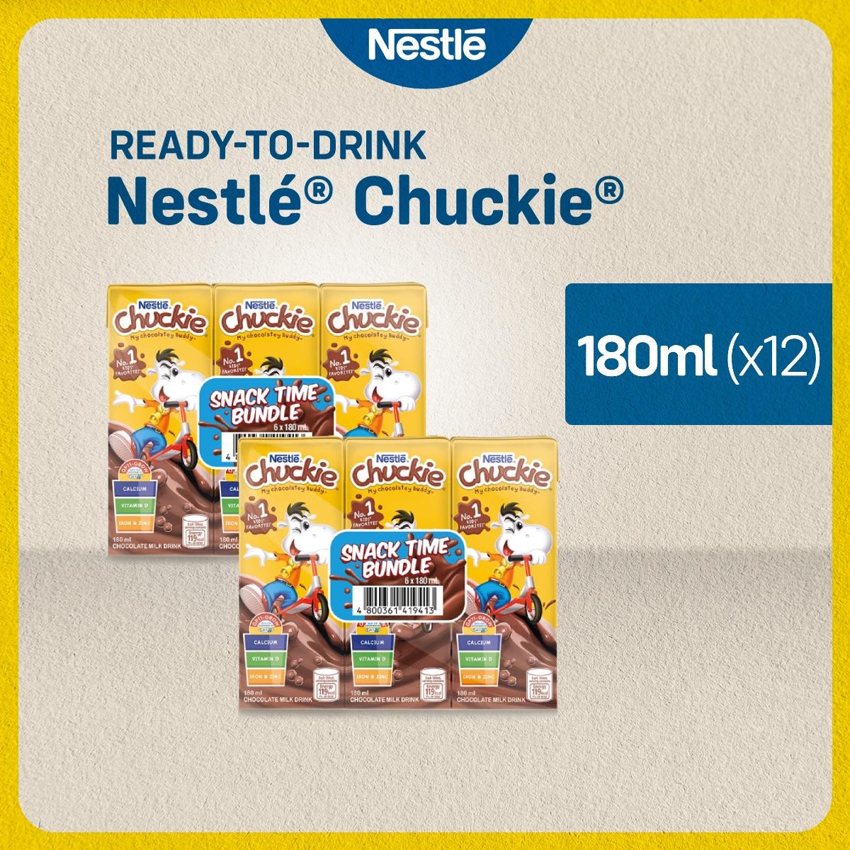 NESTLÉ CHUCKIE Chocolate Flavoured Milk 180ml - Pack of 12 | Lazada PH
