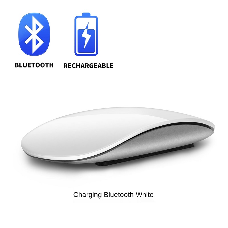 Bluetooth 4.0 Wireless Mouse Rechargeable Silent Multi Arc Touch Mice ...