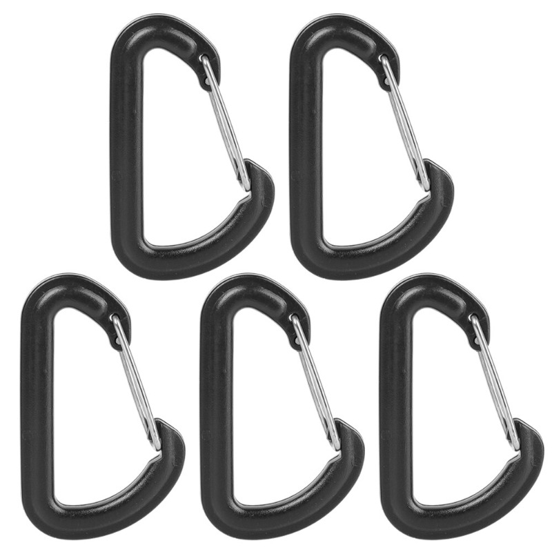 Spring Loaded Gate Carabiner Set H&W 32-Piece Aluminum Carabiner Set ...