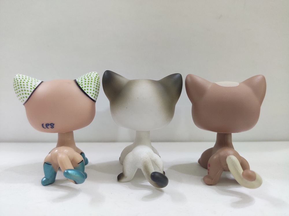 ของเล่นสำหรับสัตว์เลี้ยงแมว3ชิ้น/ล็อต LPS #383 #5 #1170ร้านสัตว์เลี้ยง ...