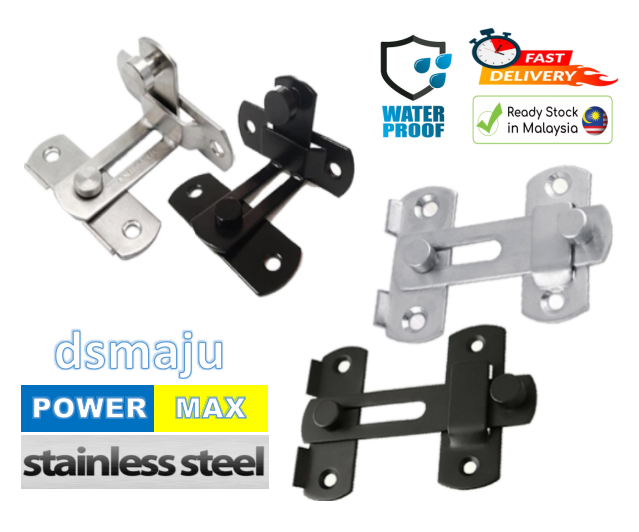 DSMAJU Stainless Steel Swivel Bolt Swivel Slug Level Bolt Swivel Latch ...