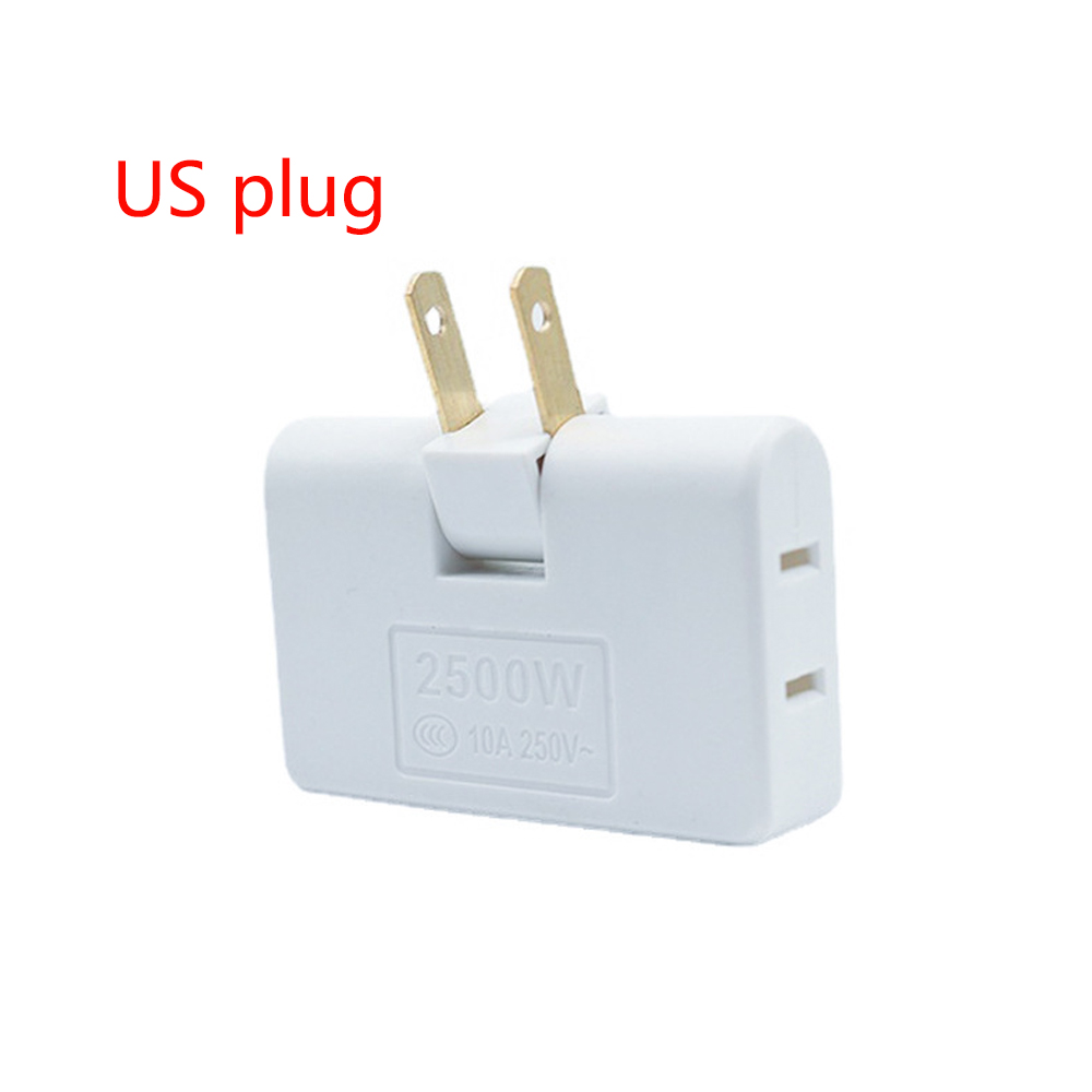 Plug EU Plug 3 Way Flat Plug Adapter Extension Plug 180 Degree ...