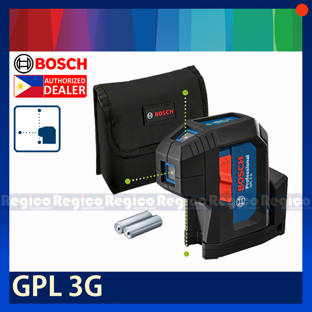 Bosch GPL 3G GPL 5G Green Point Line Laser Bosch Measuring Regico ...