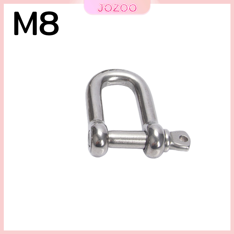 Jozoo D-Type/U-Shaped Shackle Buckle D Ring Lock Bow Shackle Wire Rope ...
