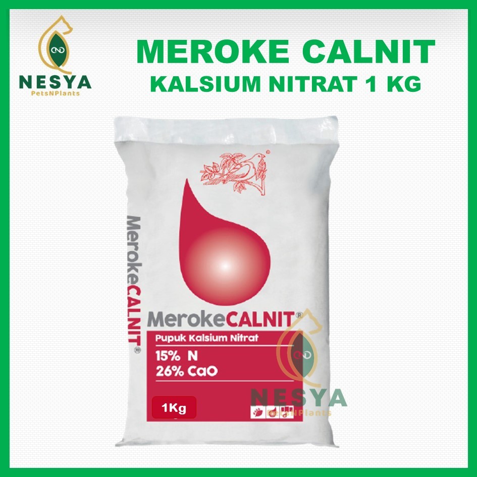 PUPUK MEROKE CALNIT KEMASAN PABRIK 1KG PUPUK KALSIUM NITRAT HIDROPONIK ...