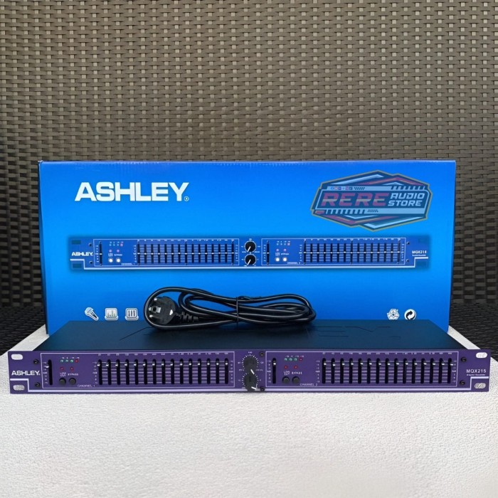 Equalizer ASHLEY MQX215 MQX-215 out SUBWOOFER 2X15 Original by ASHLEY ...