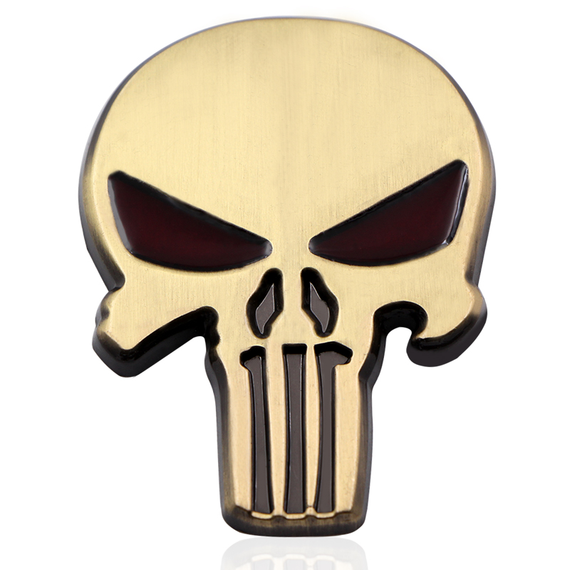 【Hottest Trends】Rhino Tuning THE Punisher Body Badge 3D Skull Sticker ...