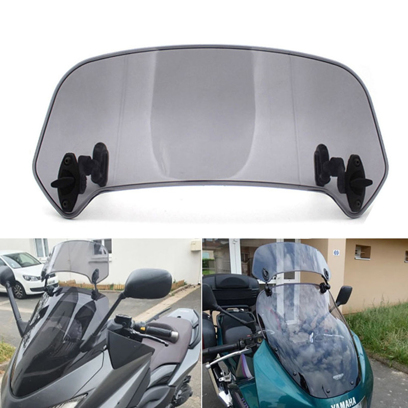 【Pre-order】 Motorcycle Windshield Extension Adjustable Spoiler Clamp-On ...