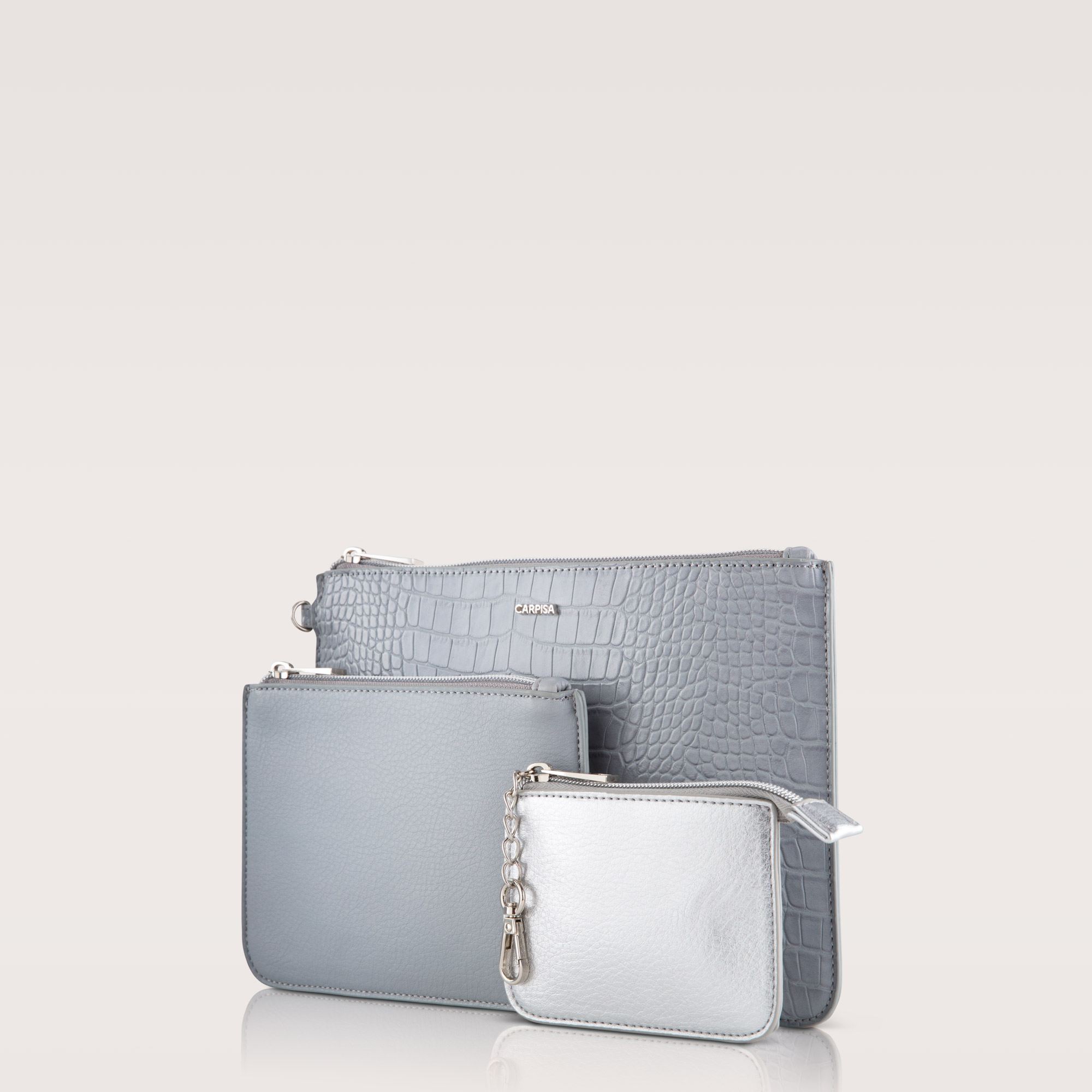 Carpisa POCHETTE (POUCH) SET, Light Grey | Lazada Singapore