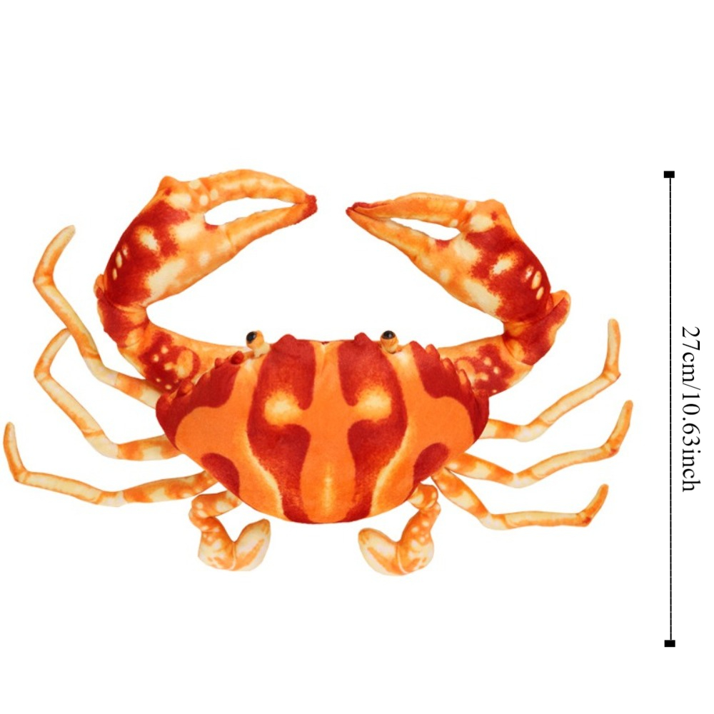 Cute Emulational Crab Simulation Crab Plush Toy Fluffy Collection Crab ...