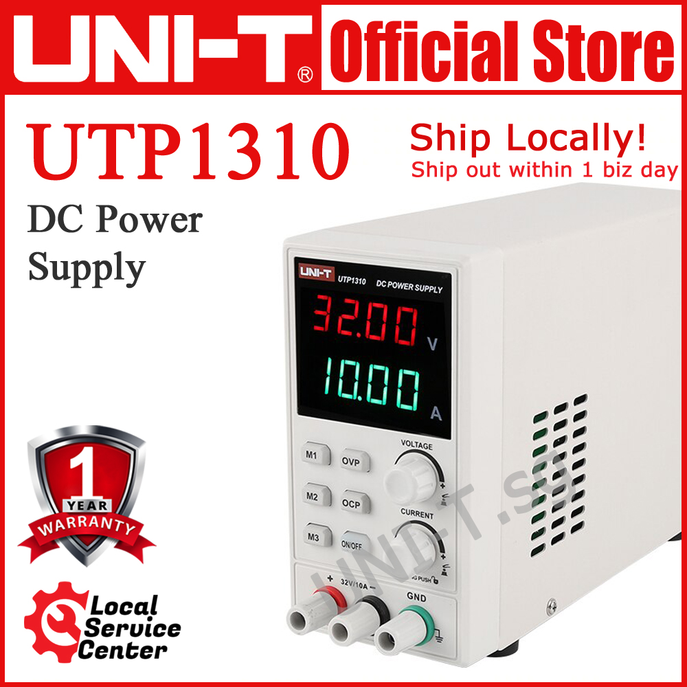 UNI-T UTP1310, 1ch 32V, 10A, Switching DC Power Supply (FOC Calibration Cert) | Lazada Singapore