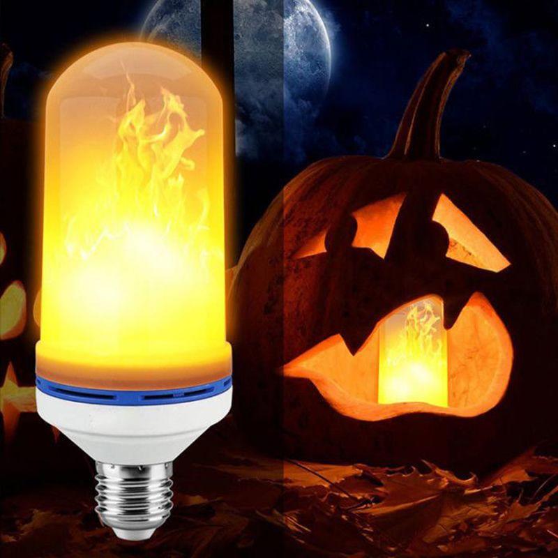 LED Flame Light Bulbs Fire Flicker Effect Lamp Decorative LED Bulb with ...