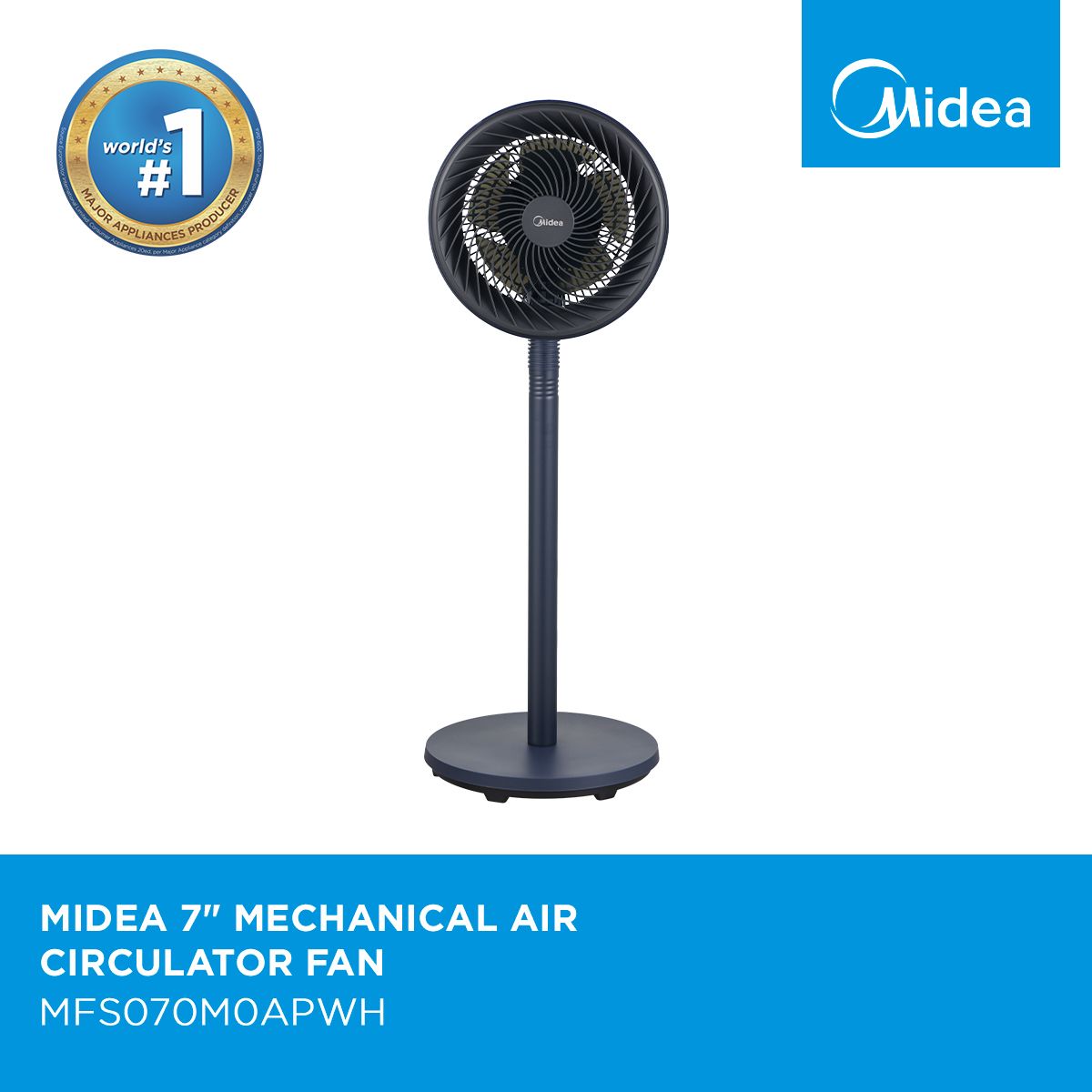Midea 7" Mechanical Air Circulator Fan | Lazada PH