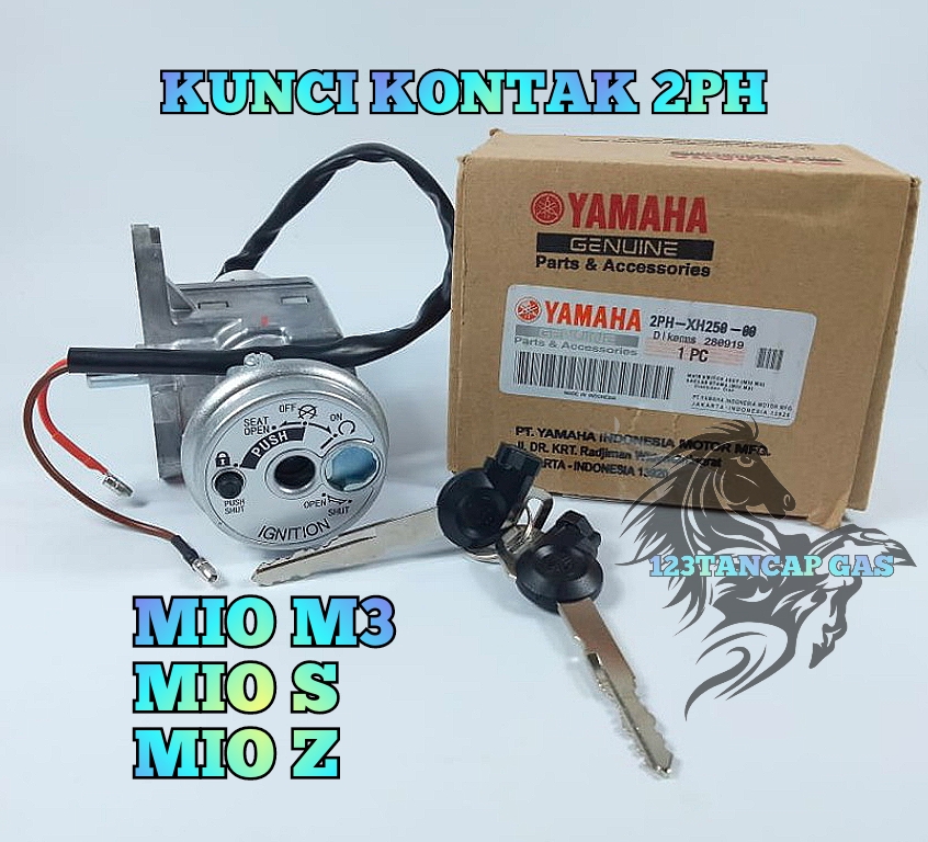 KUNCI KONTAK 2PH MOTOR YAMAHA MIO , MIO M3 , MIO Z , MIO S KUALITAS ...