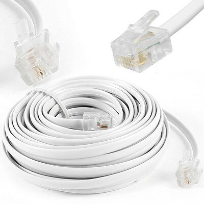 RJ11 Cable Telephone Line Wire Four-core (1m, 3m , 5m ,10m ,15m , 20m ...