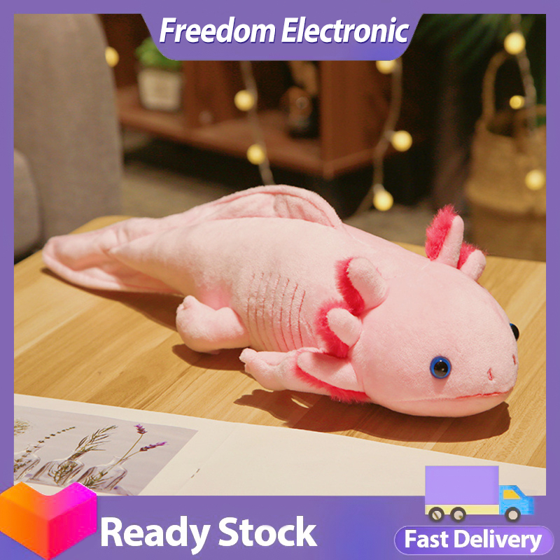 Axolotl ของเล่นลายการ์ตูนน่ารักตุ๊กตาสัตว์ผ้าพลัชชี่ขนาด45ซม. ตุ๊กตาผ้า ...