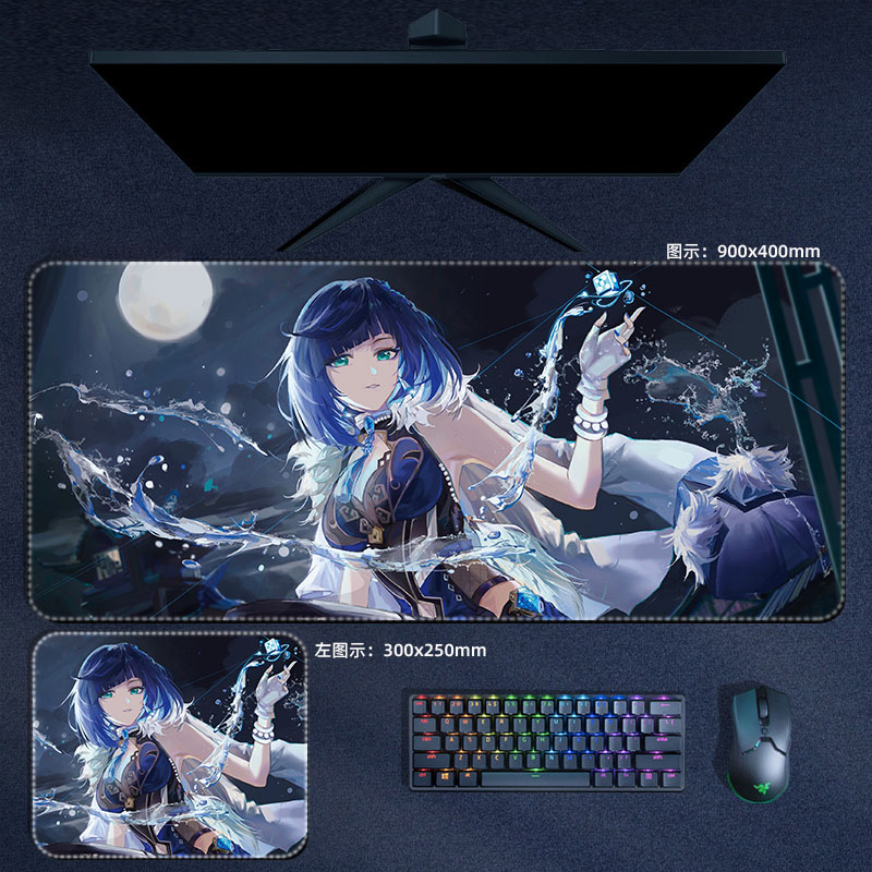 Genshin Impact Mouse Pads Raiden Shogun Nilou Nahida Hu Tao Mousepad ...