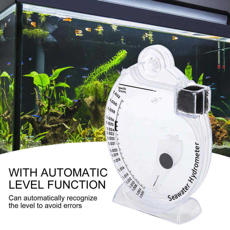NEW 【Exclusive Discount】Automatic Square Saltwater Hydrometer Salt ...
