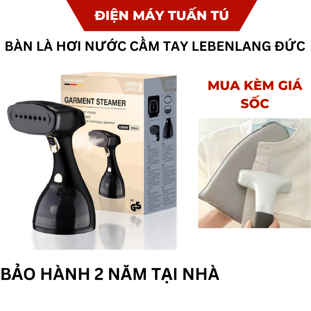 Rẻ vô địch Bàn ủi hơi nước cầm tay mini LEBENLANG LBD528SWBGPV ...