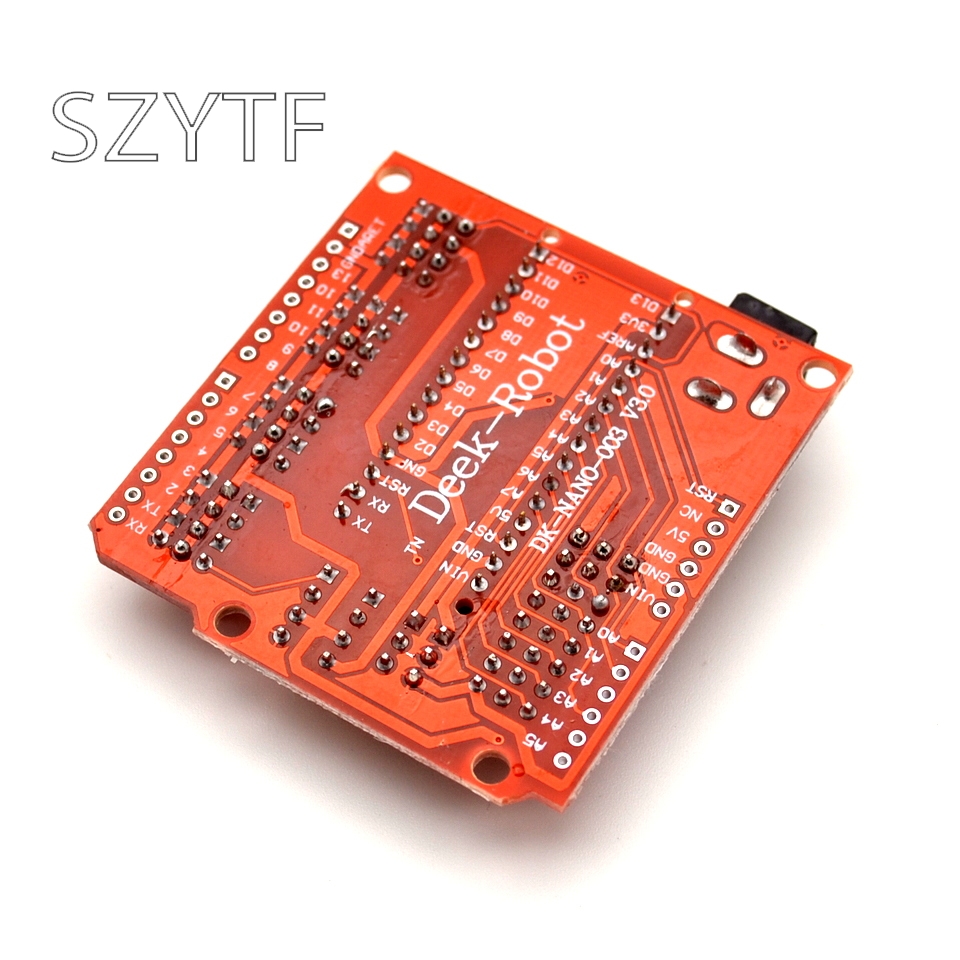 【New arrival】Multi-Function Funduino Nano Shield Expansion Board for Electric DIY SCM - Orange ...