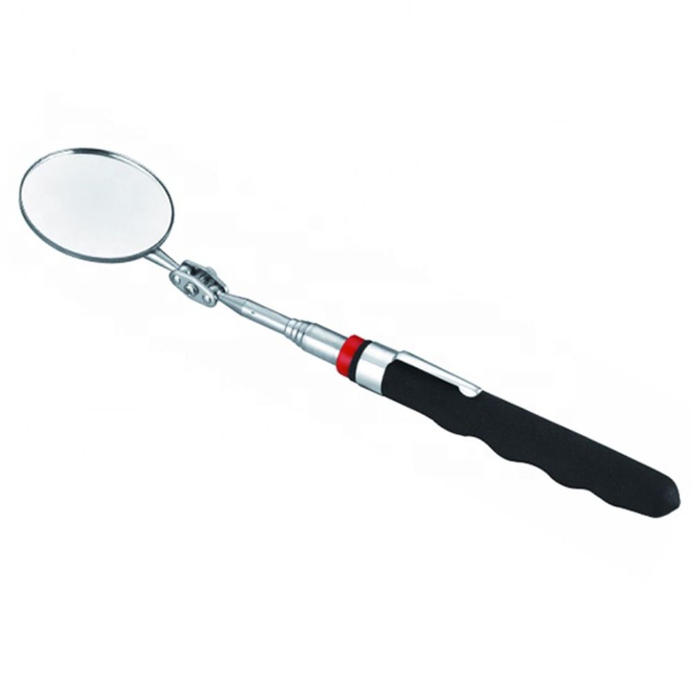 BUSH Extends 24-73cm Telescoping Inspection Mirror Black Stainless ...