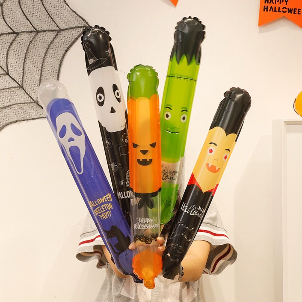 Children's Toy Pumpkin Bat Halloween in Hand Eyeball Inflatable Spider ...