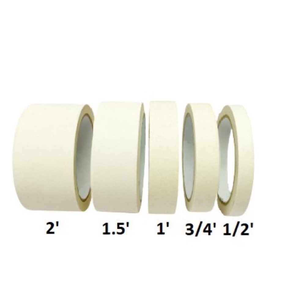 Masking Tape (15 meters) 1/2 '' , 3/4 '' , 1'' , 11/2'' , 2'' | Lazada PH
