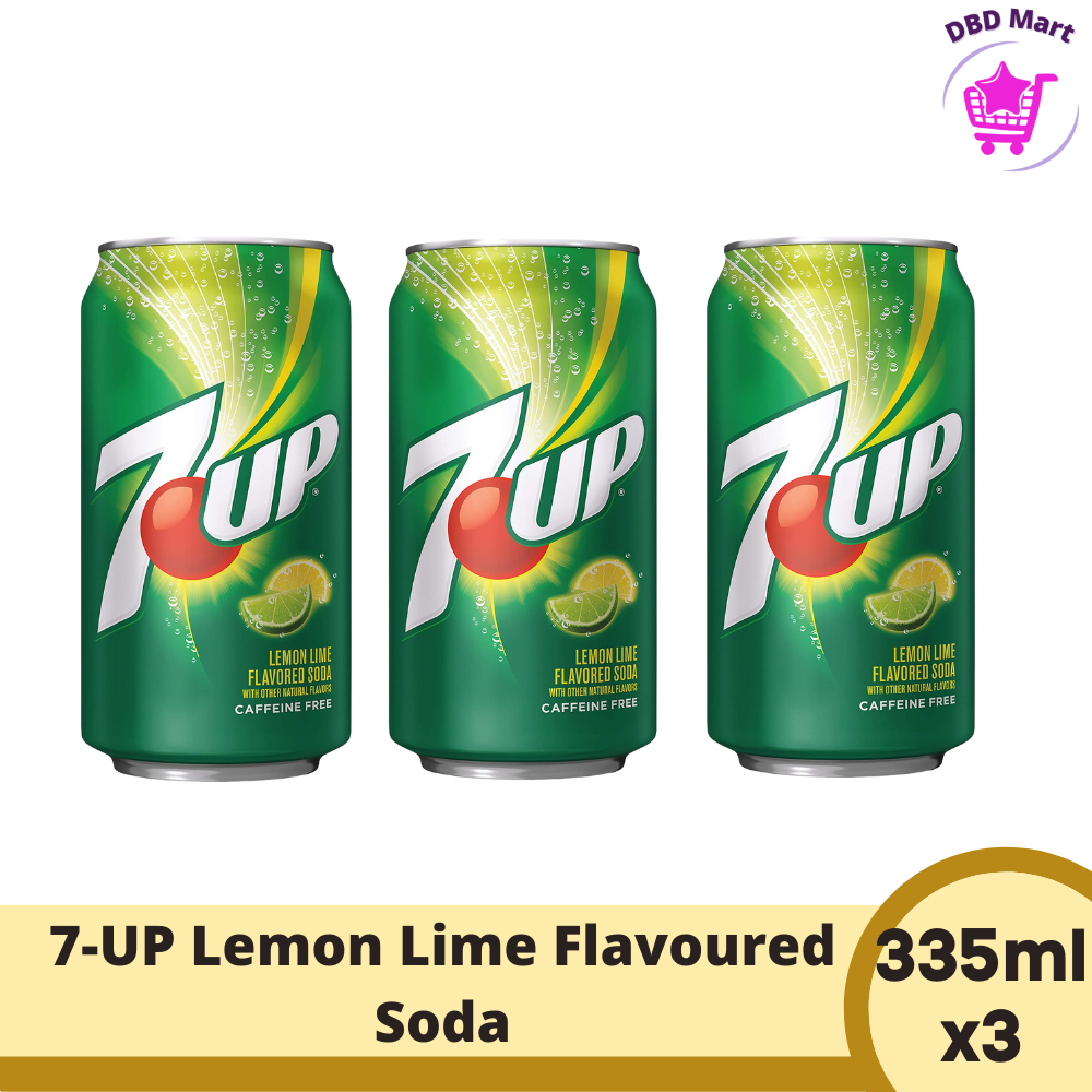 7-UP Lemon Lime Flavoured Soda 335ml x3 | Lazada PH