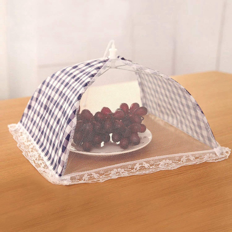 2 Pcs Foldable Mesh Food Bell Cover Pop-Up Food Cover Anti-Flies ...