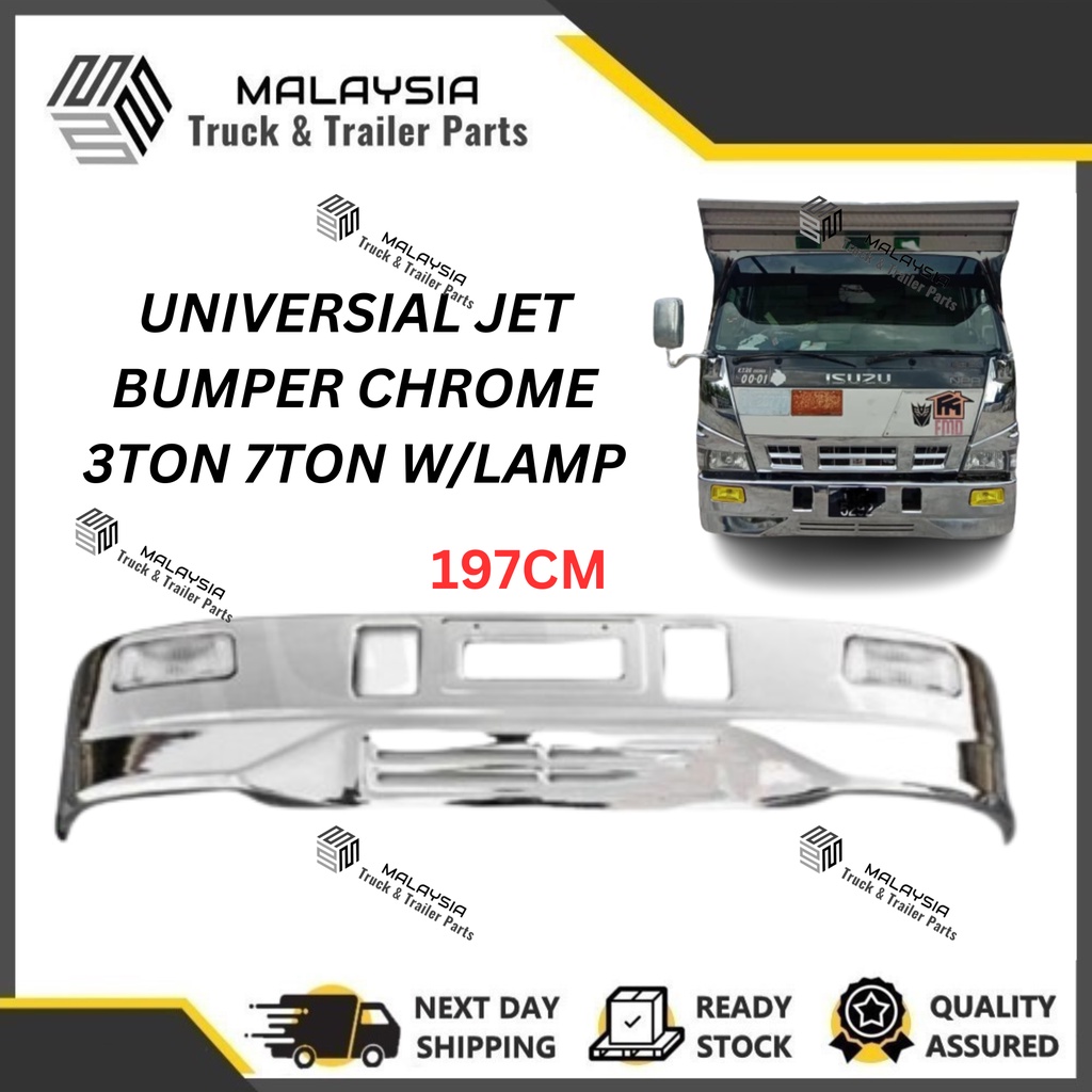 UNIVERSAL LORRY JET CHROME BUMPER 3 TON 7 TON ALL LORI LORRY | Lazada