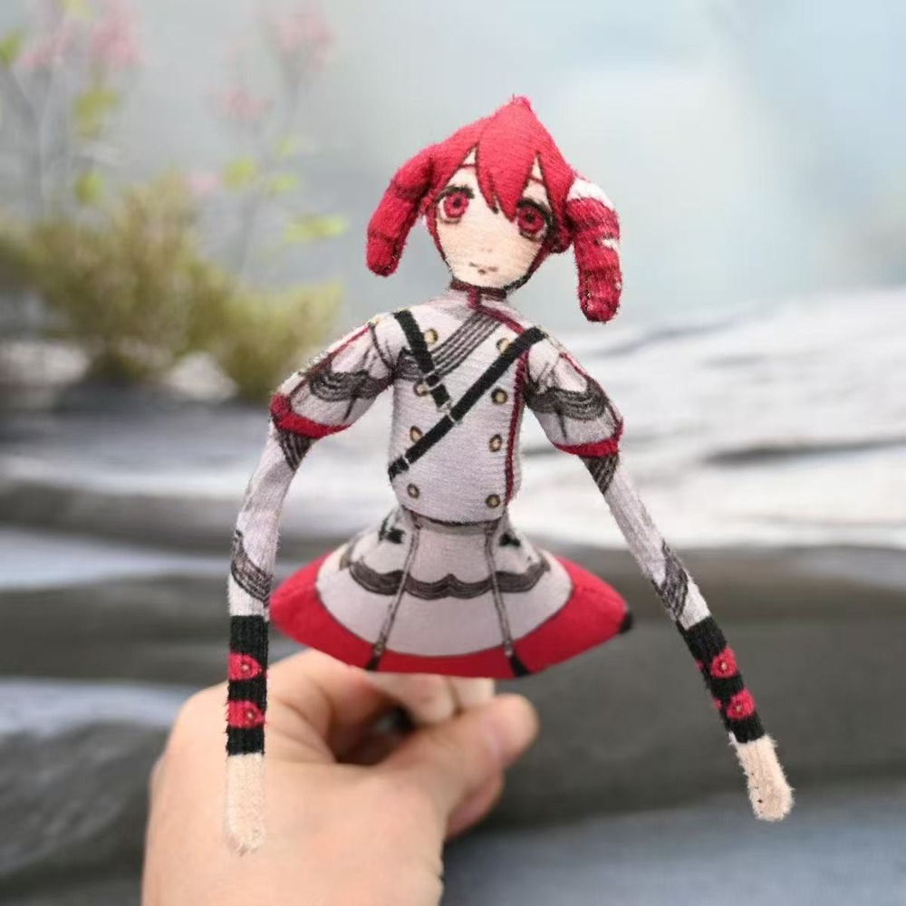 Abstract Model Twistable Shape Kasane Teto Plush Mascot Slender Cotton ...