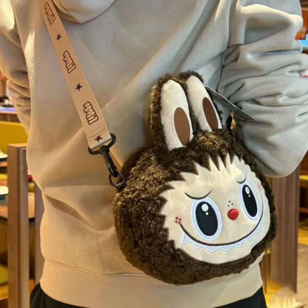 COLOO Tote Bag Labubu Plush Bag Plush Cartoon Labubu Plush Shoulder ...