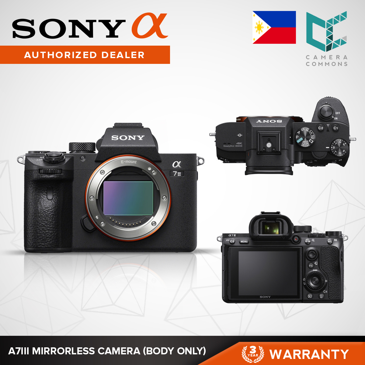 Sony ILCE-7III A7III A73 Alpha Mirrorless Camera Body Only | Lazada PH