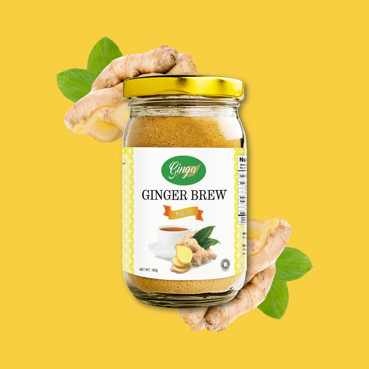 Ginga Ginger Brew Salabat Regular 160g | Lazada PH
