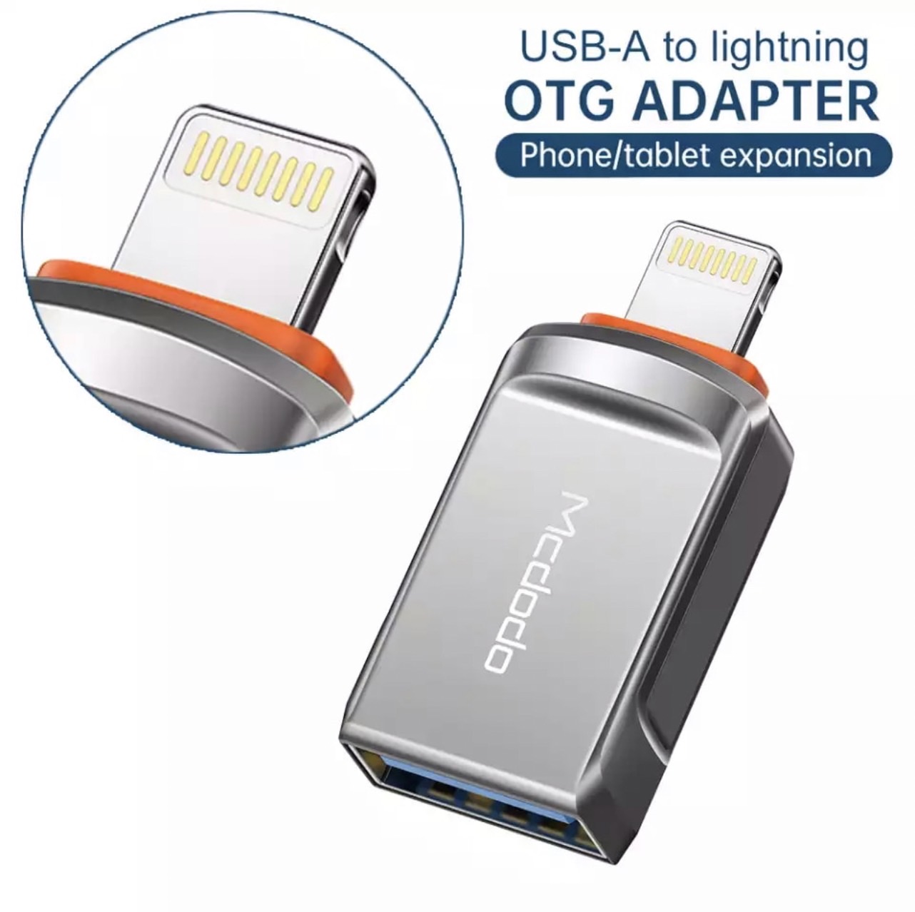 🔥NEW🔥 iPhone USB Adaptor OTG Mcdodo USB 3.0 อะแดปเตอร์แปลงเชื่อมต่อ ...