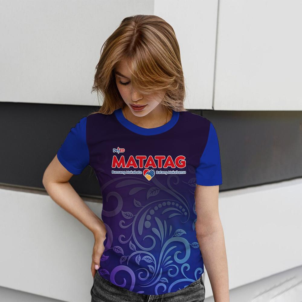 Deped Matatag Uniform Sublimation shirt for Woman Teacher Deped Badge ...