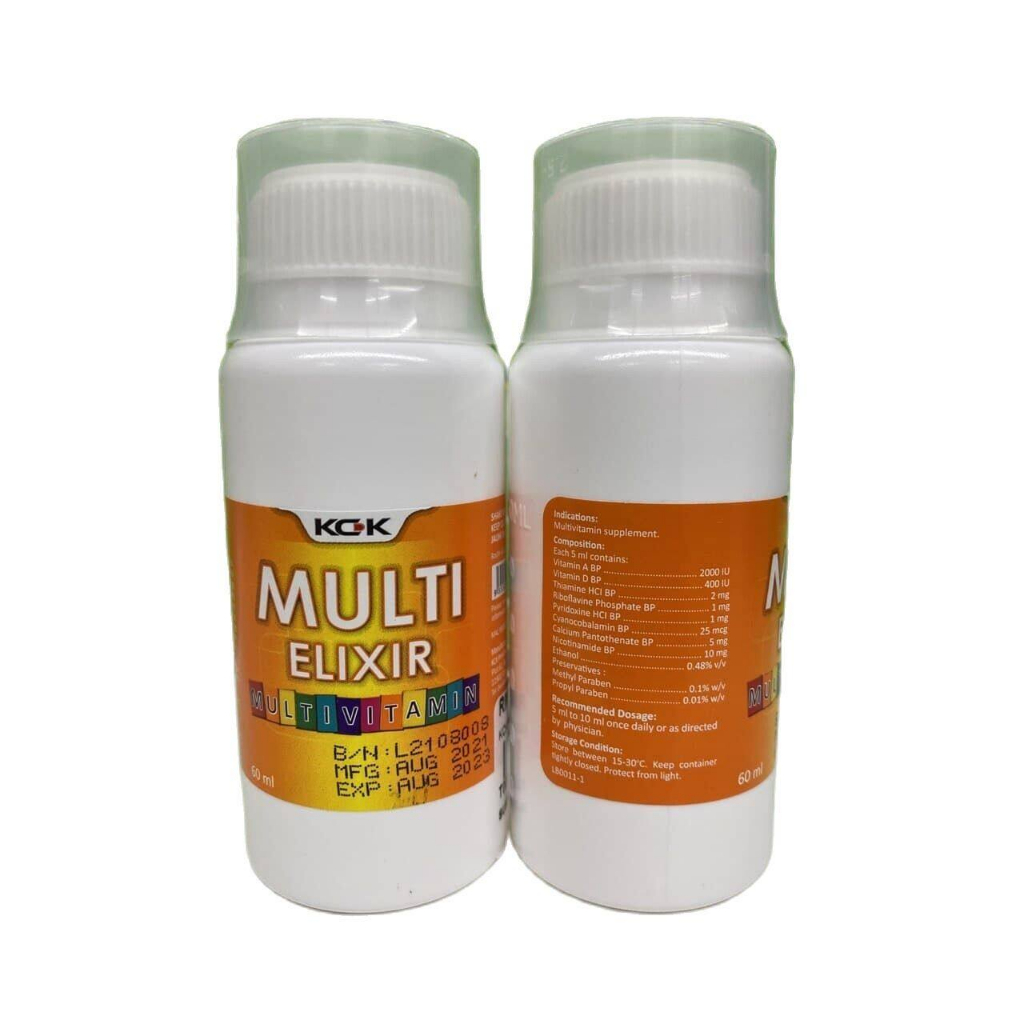 KCK Multi Elixir Multivitamin 60ml (Exp December 2025) | Lazada