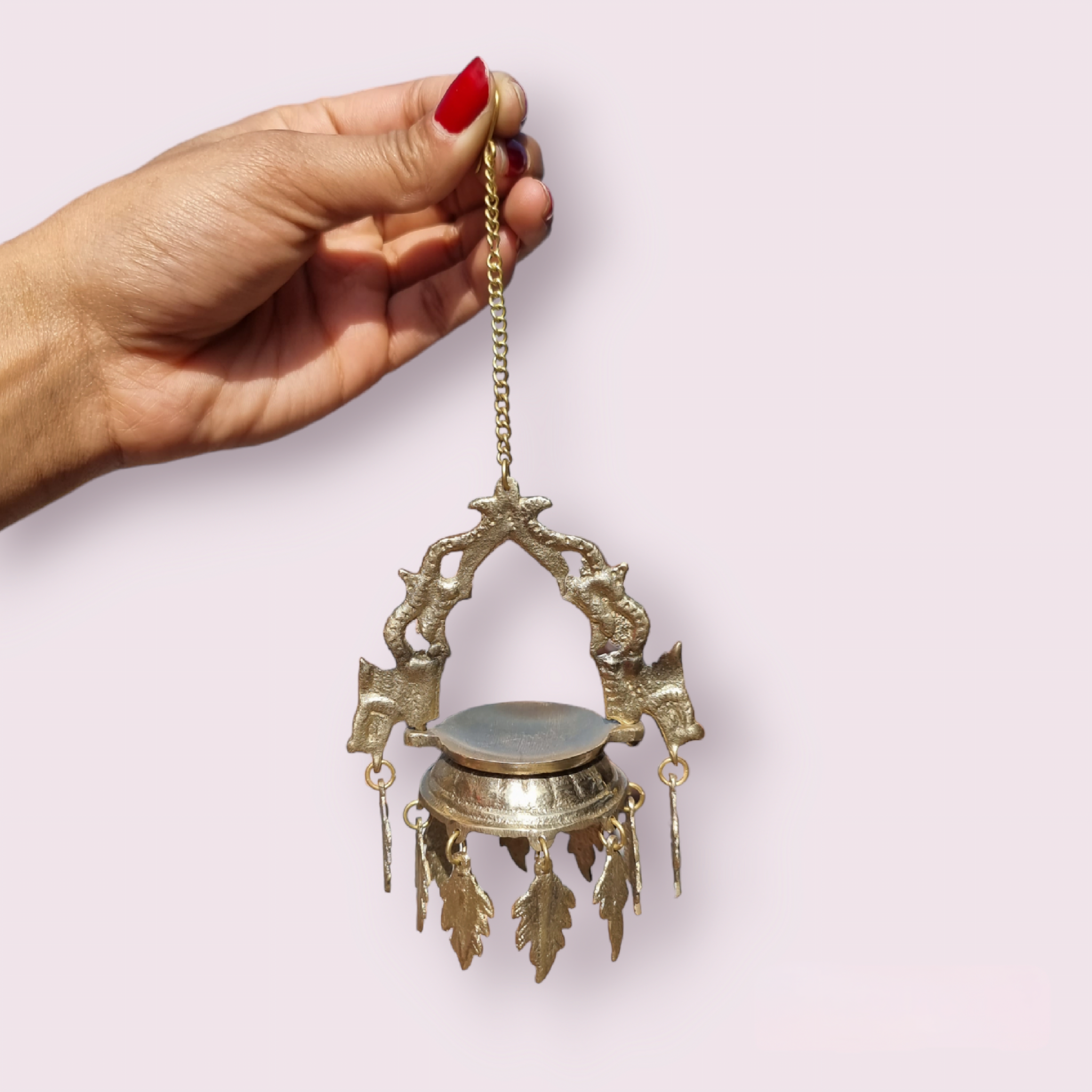 Beautiful Design 4.5" - Brass Dalucha/Jhundyaune Panas/Khadalu - 2 No ...